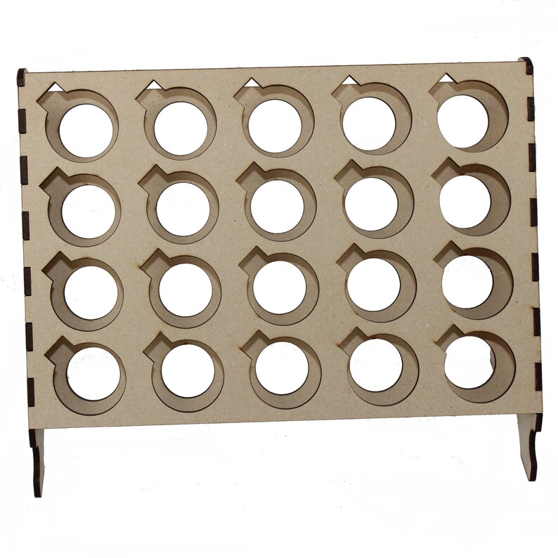 Laser Cut MDF Hobby Accessory: Paint Pot Storage Rack - Etsy