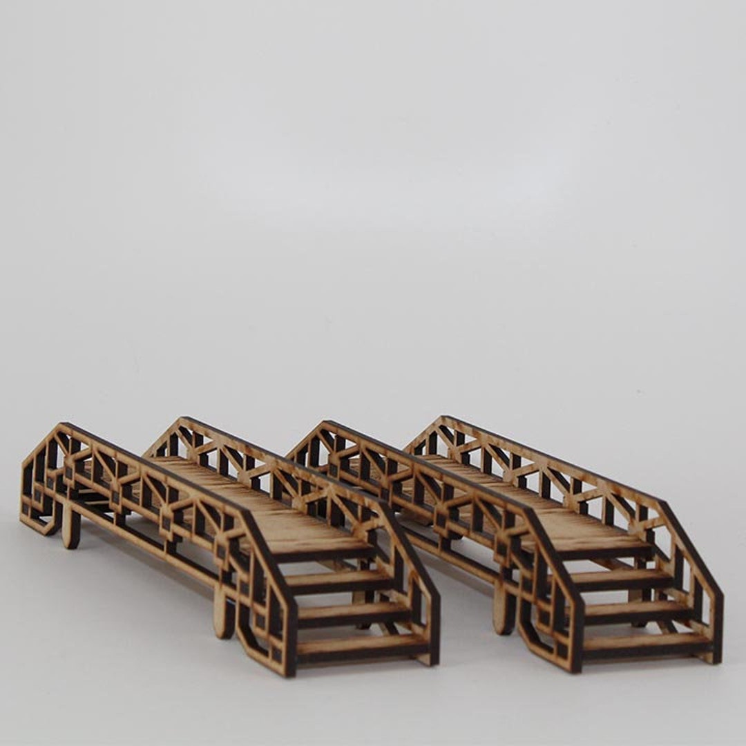 Laser Cut 28mm MDF Terrain: Sector 38 - Scaffolding Bridges (2 Pack) - Etsy