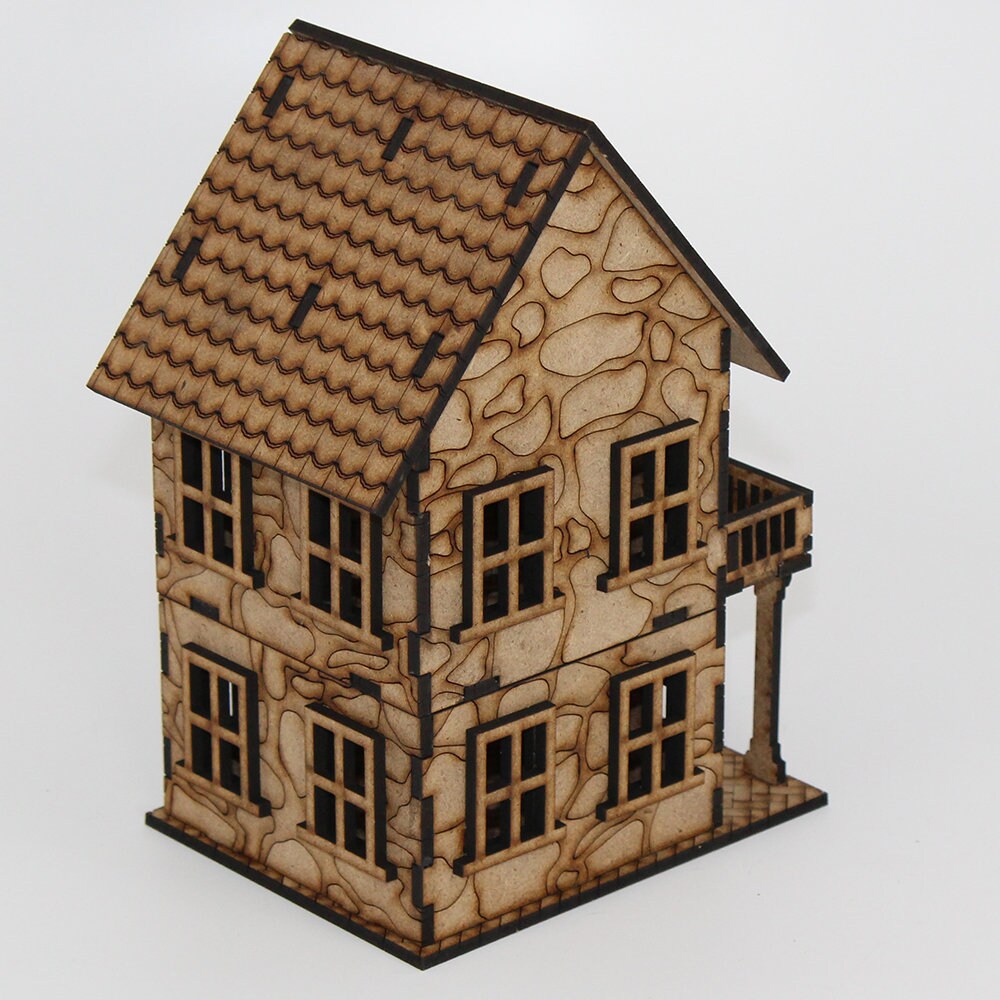 Laser Cut 28mm MDF Terrain: Colonial Village Amity, the Shopkeep - Etsy