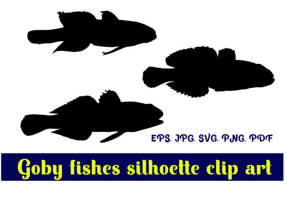 Goby Fish Svg Png Jpeg Cut File Digital Download Clipart SVG. - Etsy