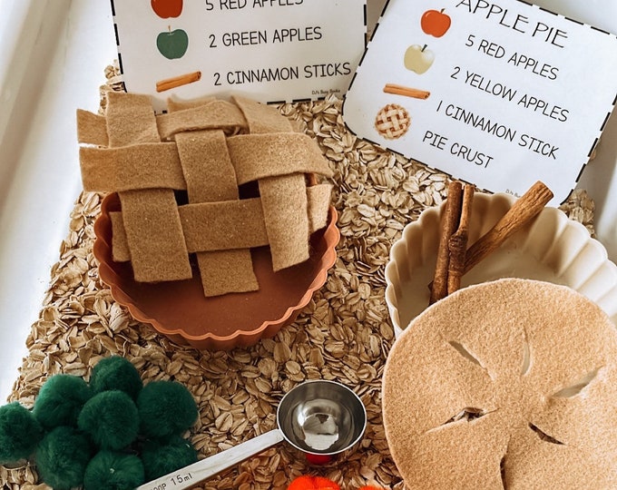 Apple Pie Sensory Bin KIT - Etsy