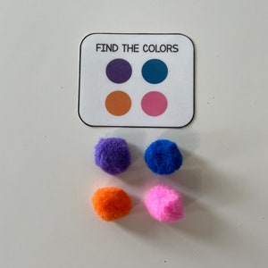 Color Sorting / Matching Sensory Bin for Toddlers - Etsy