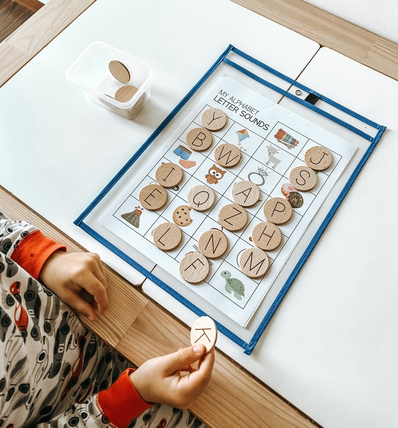 Alphabet Charts: Letter Sounds, Toddler Literacy Activity, Matching - Etsy