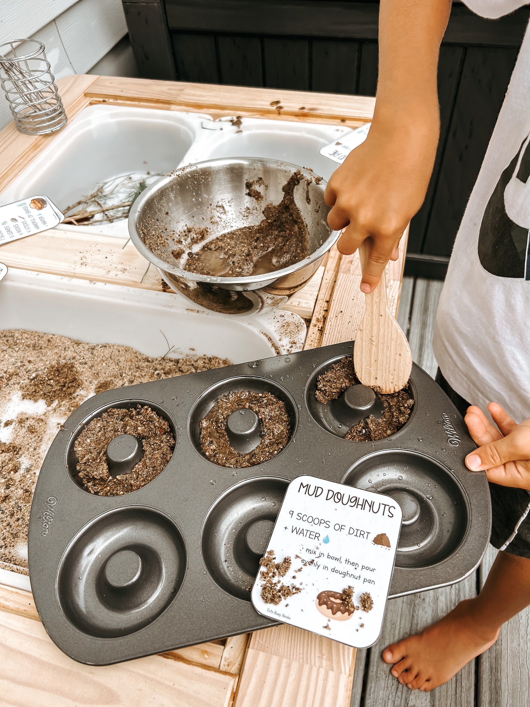 MUD KITCHEN CARDS Mud Pie Recipe Cards Learning Math - Etsy