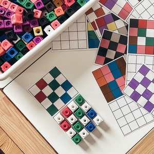 Snap Cubes Pattern Cards - Etsy