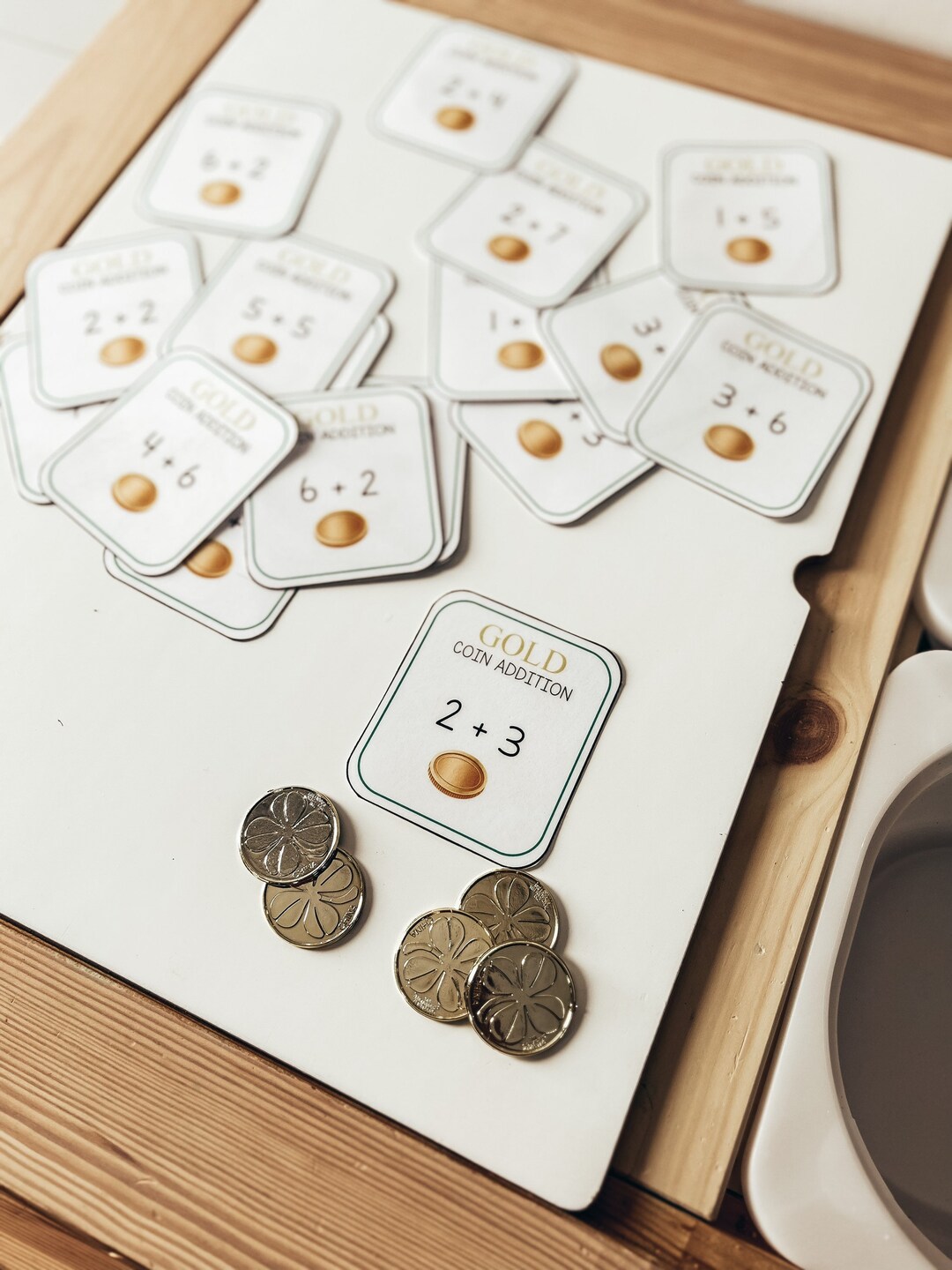 St Patricks Day Learning Cards - Coin Addition - Etsy