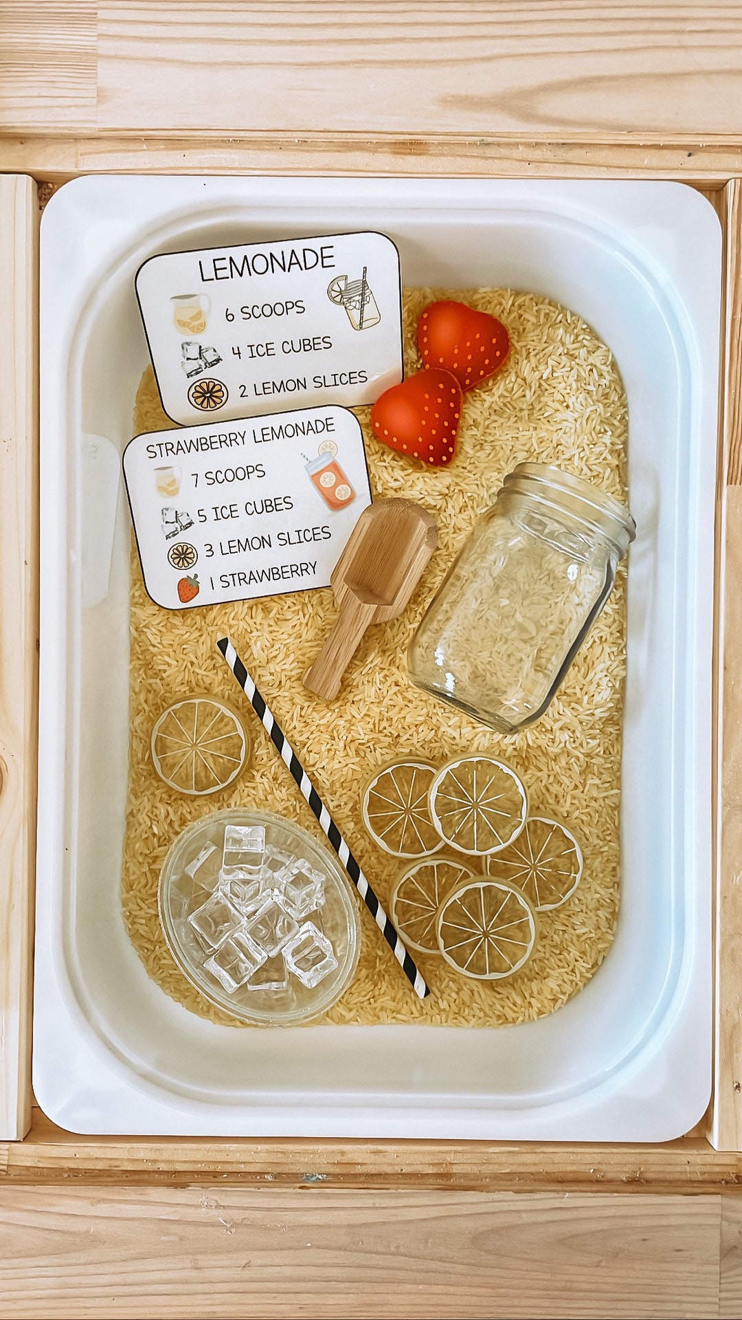 Lemonade Sensory Bin for Toddlers - Etsy