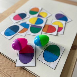 Easter Egg Cards, Sensory Bin, Spring, Matching, Toddler Activity ...