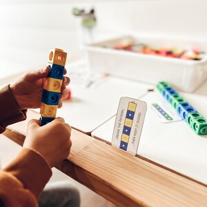 Snap Cubes Pattern Cards, Math Activity, Building Cubes - Etsy