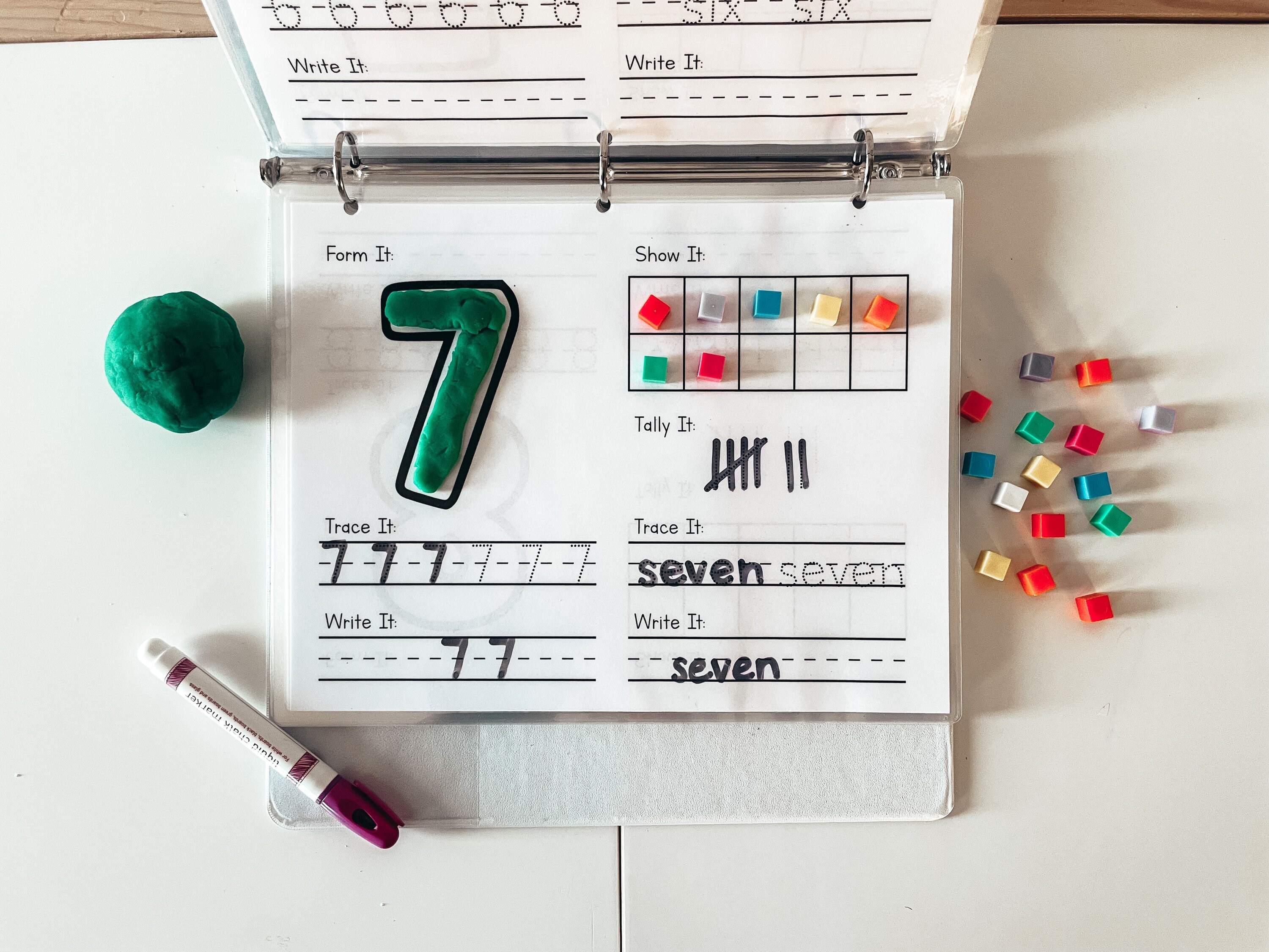 Wipe-clean Busy Book for Toddlers ABC and 123 Activity - Etsy