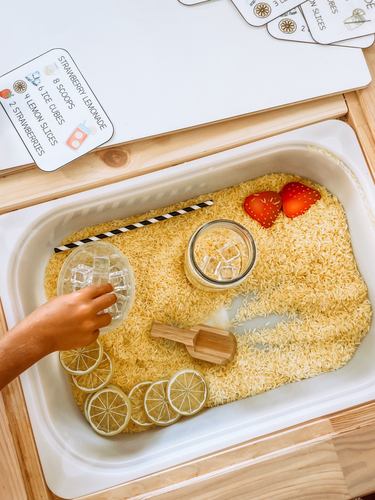 Lemonade Sensory Bin for Toddlers - Etsy