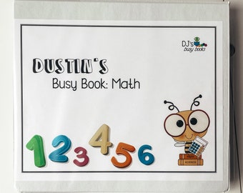 Math Busy Book - Etsy