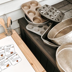 MUD KITCHEN CARDS, Mud Pie, Recipe Cards, Learning, Math, Numbers ...