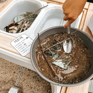 MUD KITCHEN CARDS, Mud Pie, Recipe Cards, Learning, Math, Numbers ...