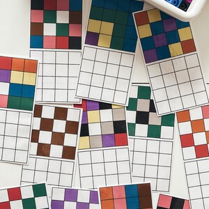 Snap Cubes Pattern Cards - Etsy