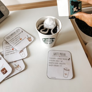 Coffee Recipe Cards, Fall Sensory Bin, Pumpkin, Apple, Autumn, Coffee ...