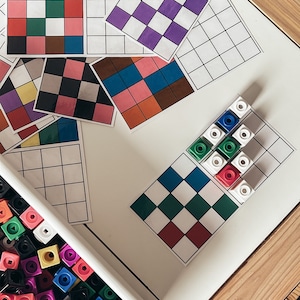 Snap Cubes Pattern Cards - Etsy