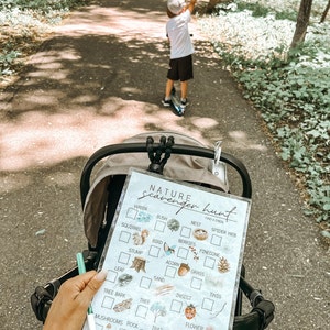 Nature Scavenger Hunt, Outdoors, Nature Walk, Science Activity for Kids ...