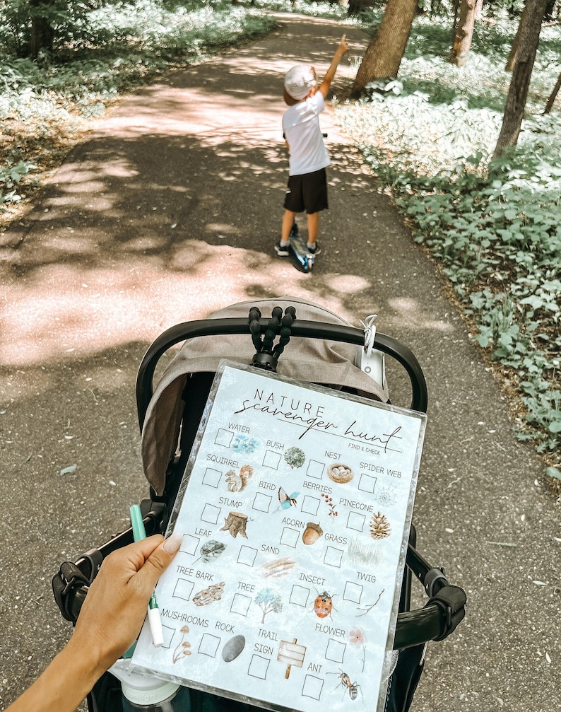Nature Scavenger Hunt Outdoors Nature Walk Science Activity - Etsy