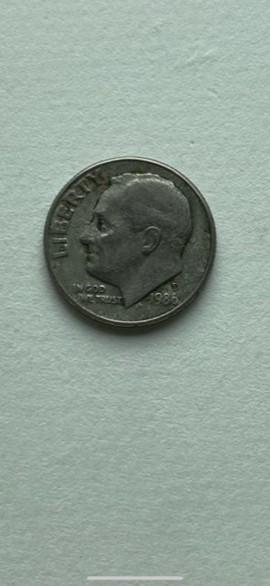 Rare-roosevelt Dime 1986P - Etsy