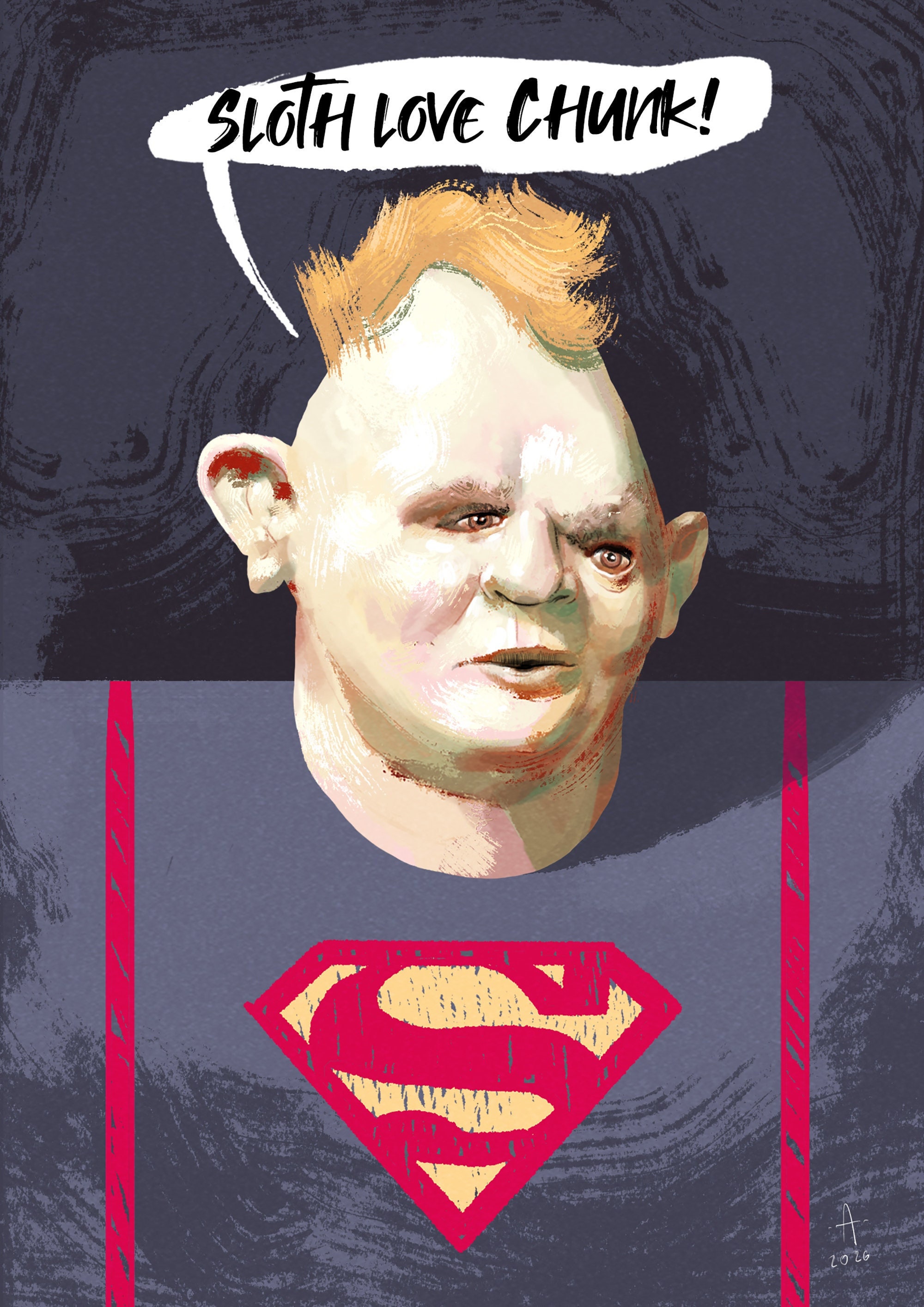 The Goonies Sloth Drawing