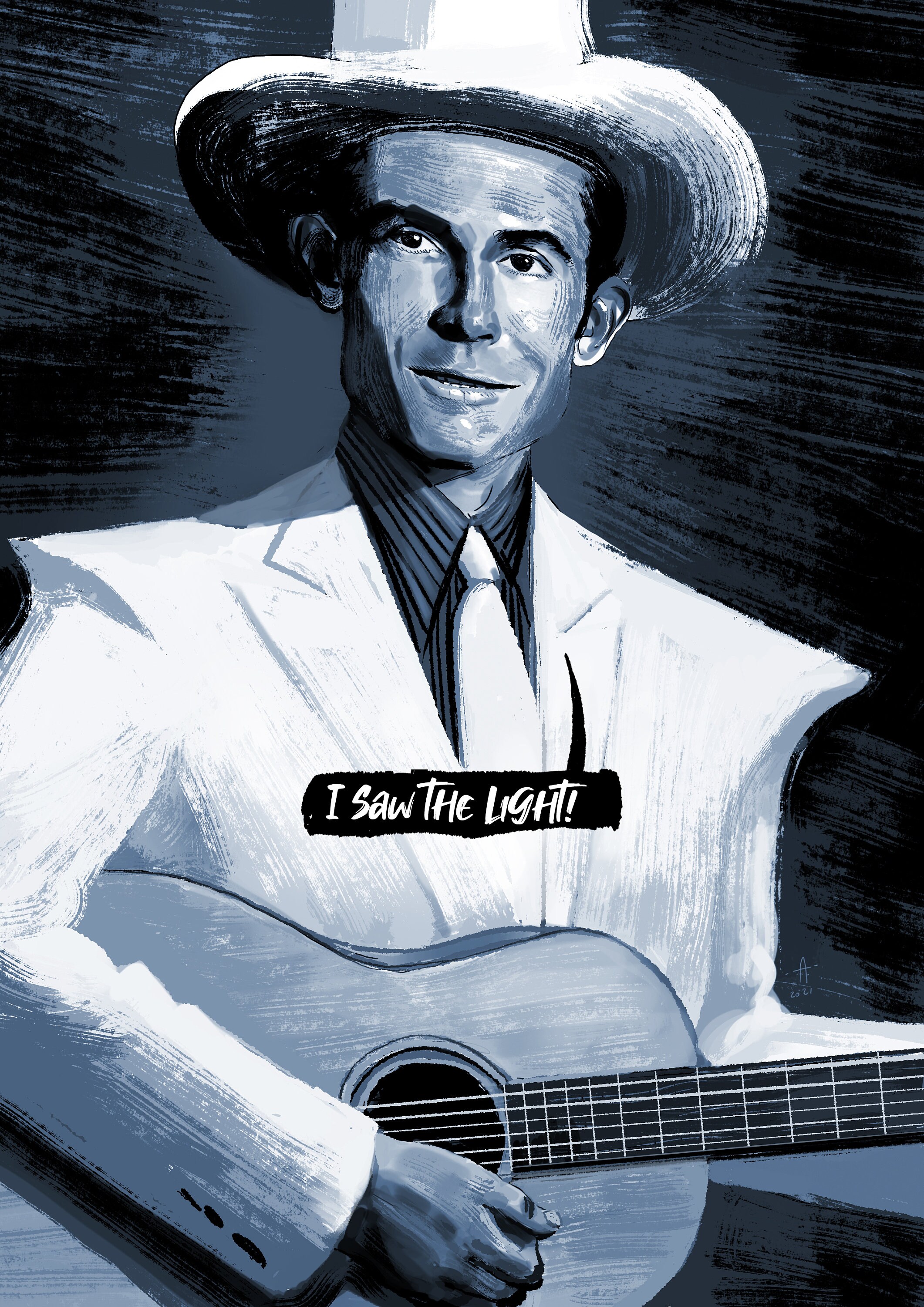Hank Williams - Poster A3 - Etsy