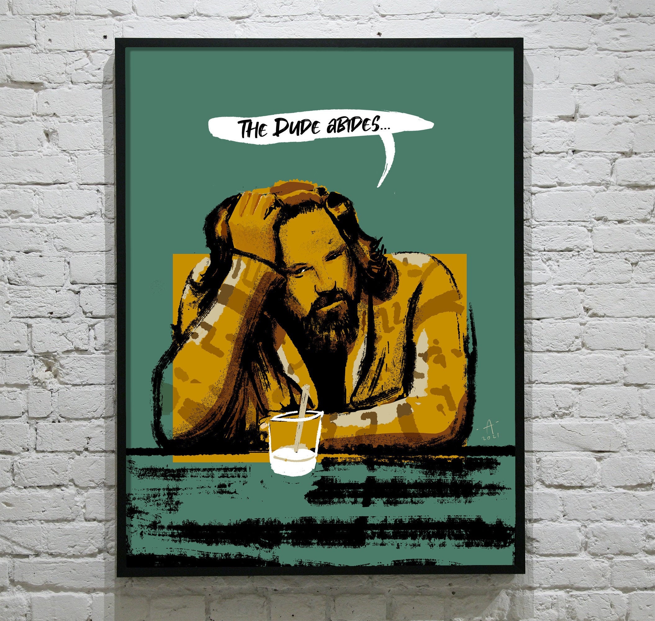 Big Lebowski Poster Series - the Dude - Poster A4 - Etsy UK