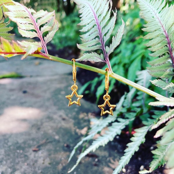 Star Preppy Earrings - Etsy
