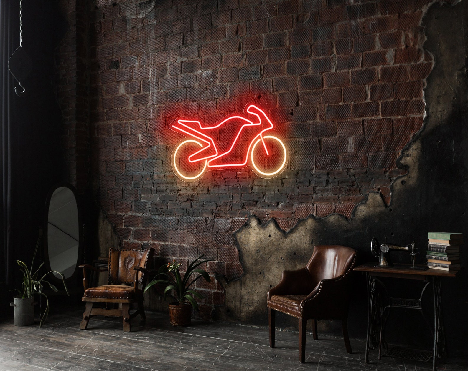 Sport Motorcycle Rider Neon Sign Garage LED Decor Sport - Etsy