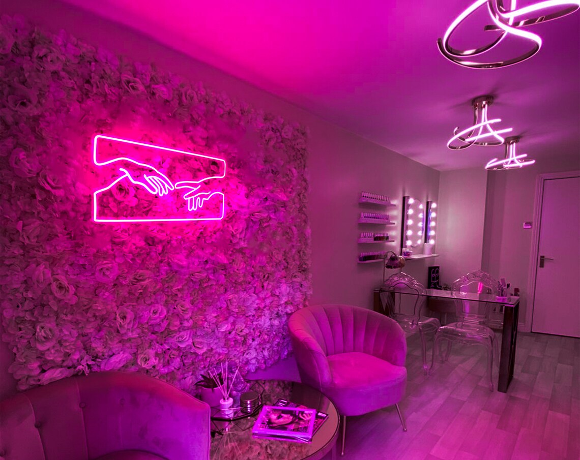 Big Hands of God Neon Sign Custom Home Decoration LED - Etsy