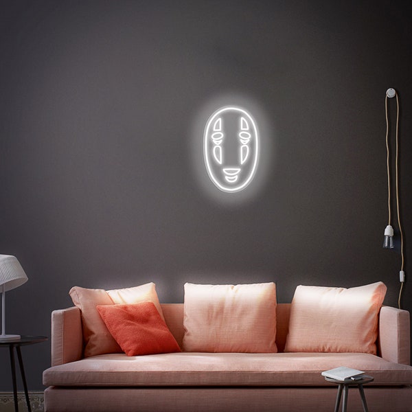 Neon Face Sign - Etsy