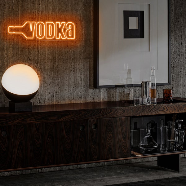 Neon Vodka Sign - Etsy