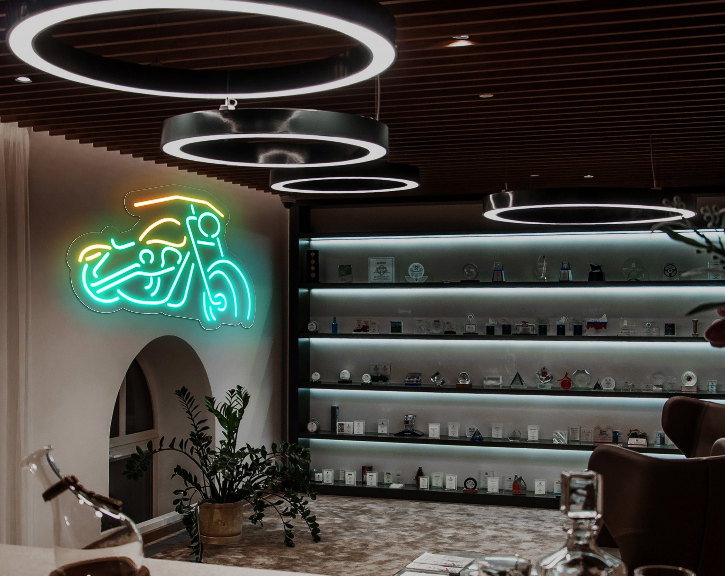 Biker Motorcycle Neon Sign Garage LED Decor Motorbike Custom - Etsy