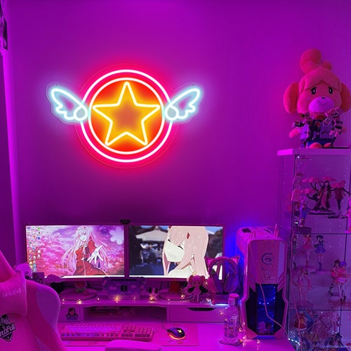 Kawaii Japan Hieroglyph Anime LED Neon Sign Cute Hieroglyph - Etsy