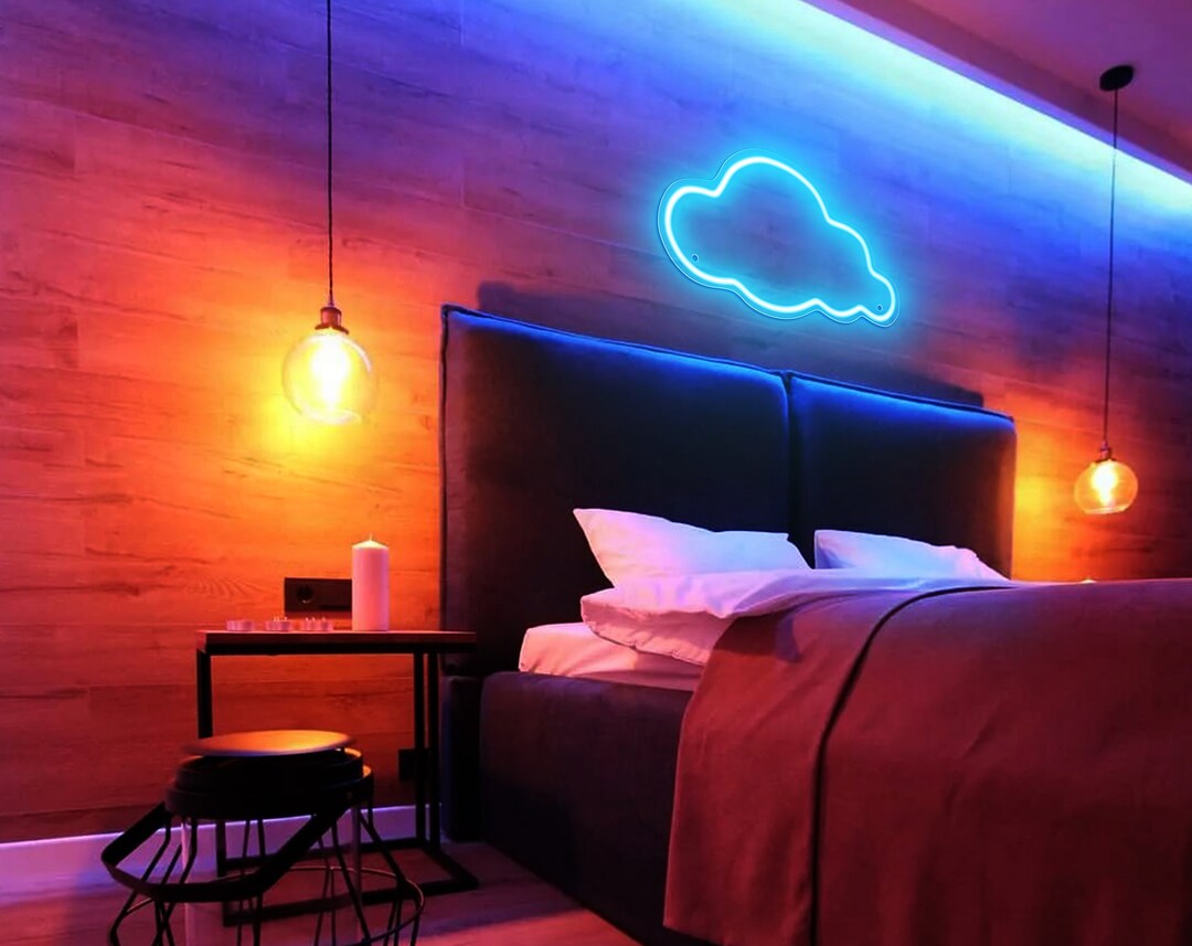 Cute Cloud Neon Sign Home Decoration Like LED Decor Custom - Etsy