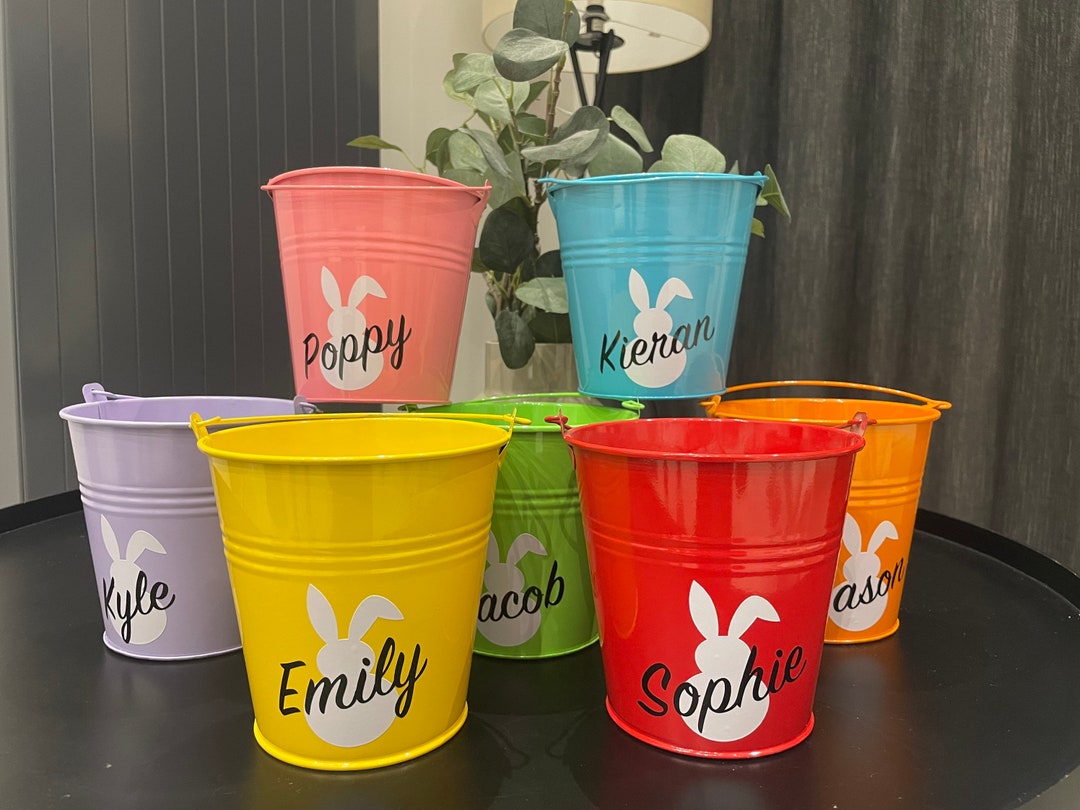 Personalised Easter Buckets - Etsy UK