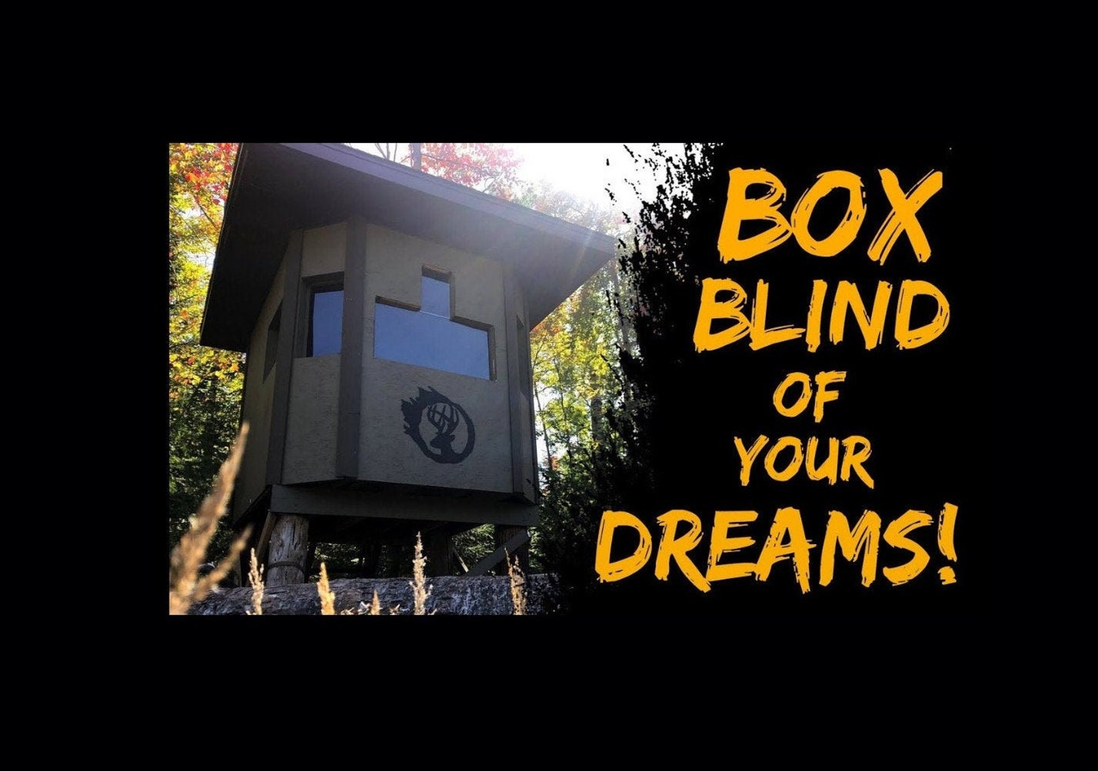 DIY 7x7 Elevated Box Blind Plans | Etsy