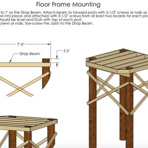 DIY 7x7 Elevated Box Blind Plans | Etsy