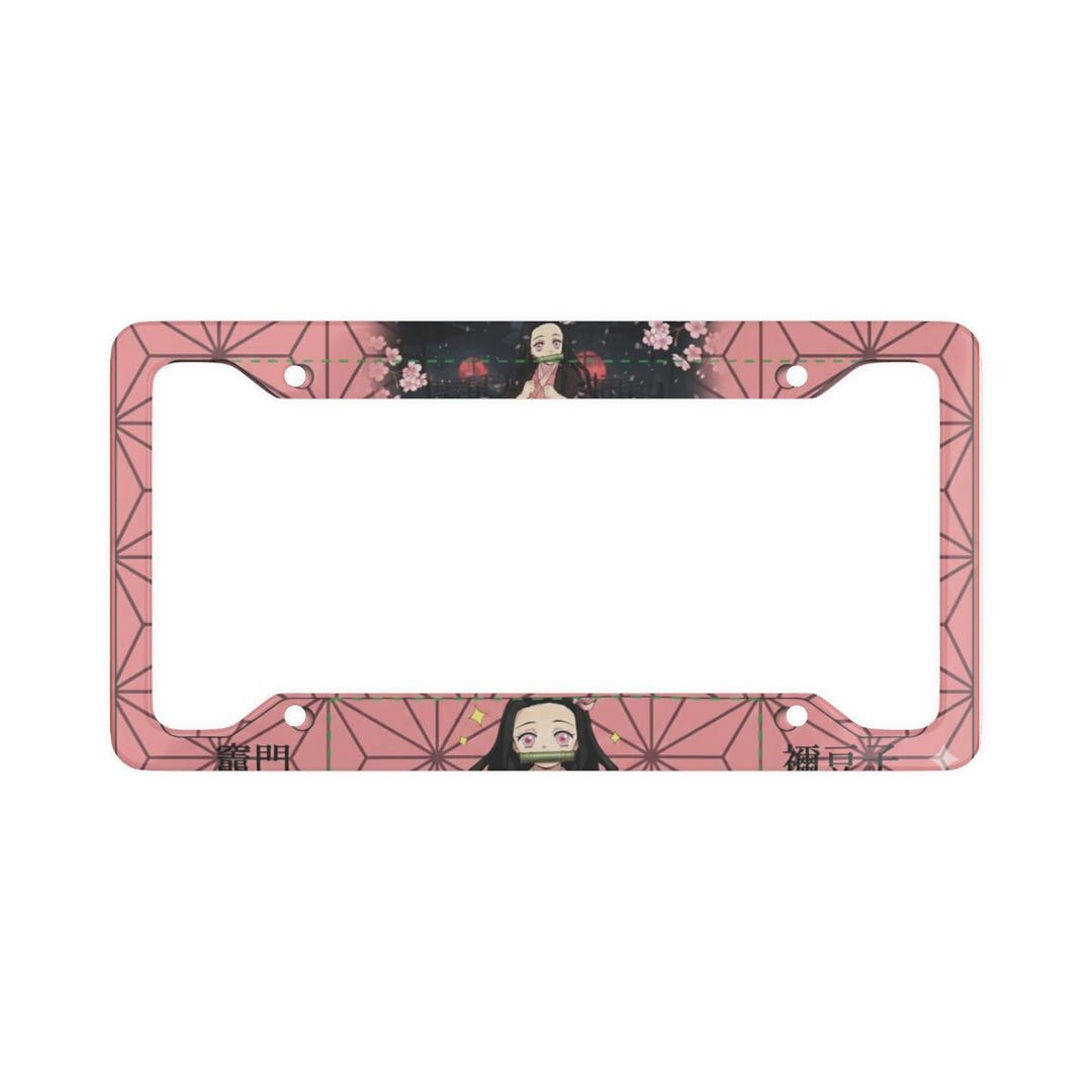 Studio Ghibli Nezuko License Plate Frame, Anime Car Decor - Etsy