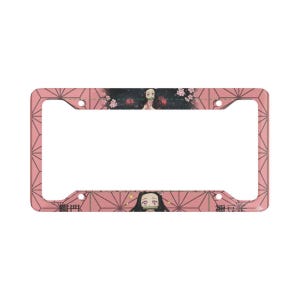 Studio Ghibli Nezuko License Plate Frame, Anime Car Decor - Etsy