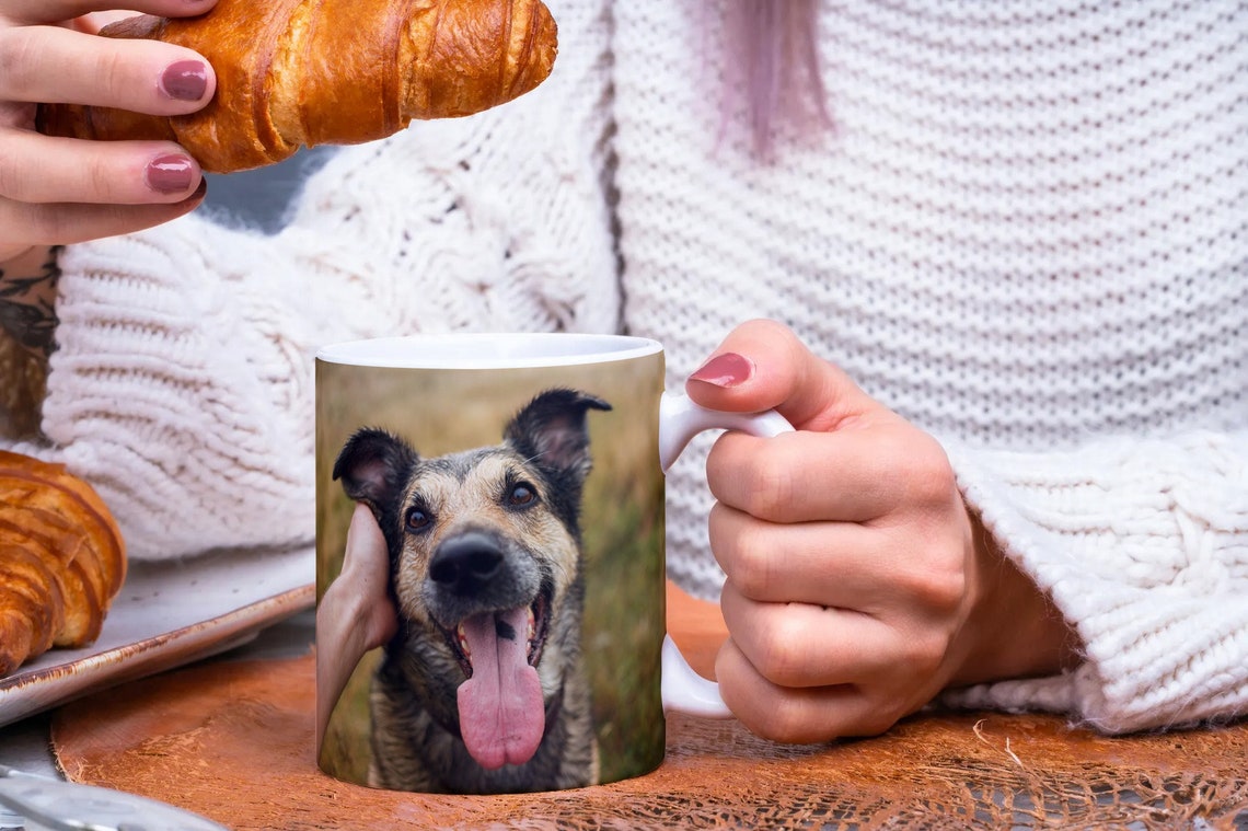 Custom Pet Coffee Mug Dog Photo Mug Dog Lover Coffee Mug | Etsy