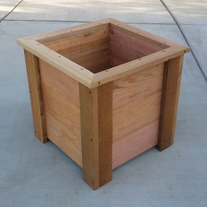 Cedar Planter Box Build Plans, Digital Build Plans, Cedar Flower Box ...
