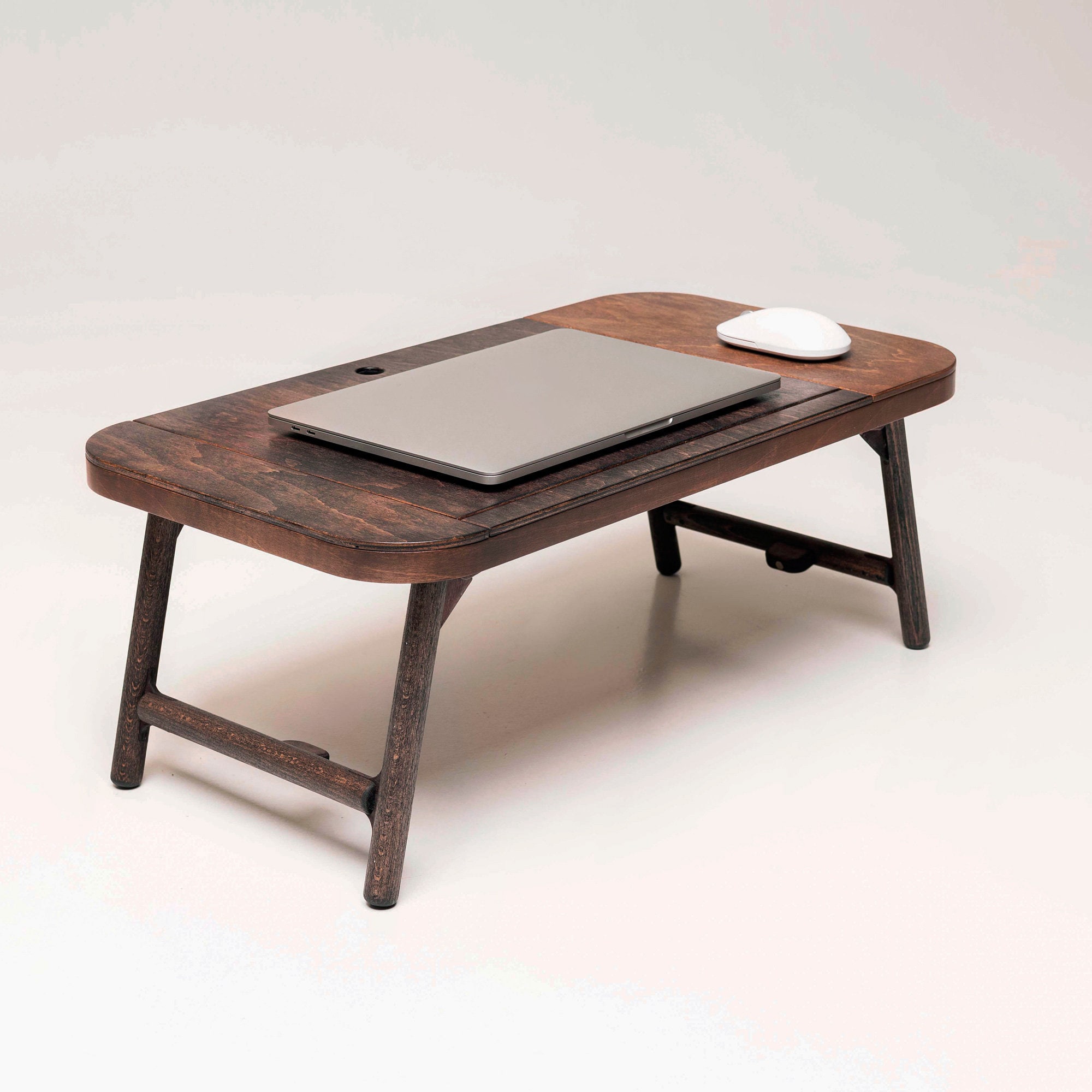 Lap Desk Wood Laptop Stand Laptop Table Portable Wood Lap Desk MacBook ...