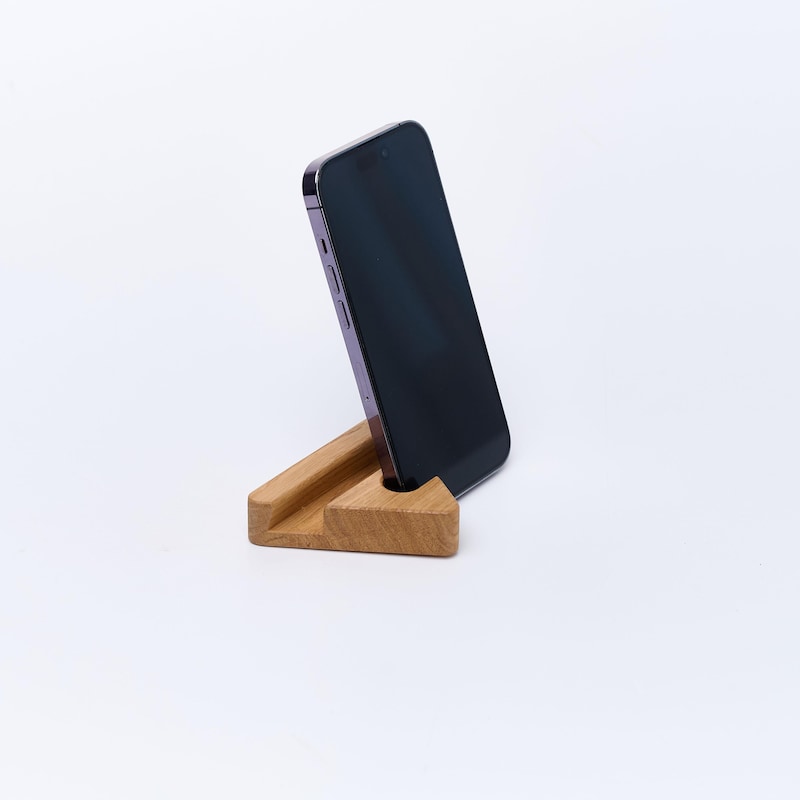 Wooden Phone Stand - Etsy