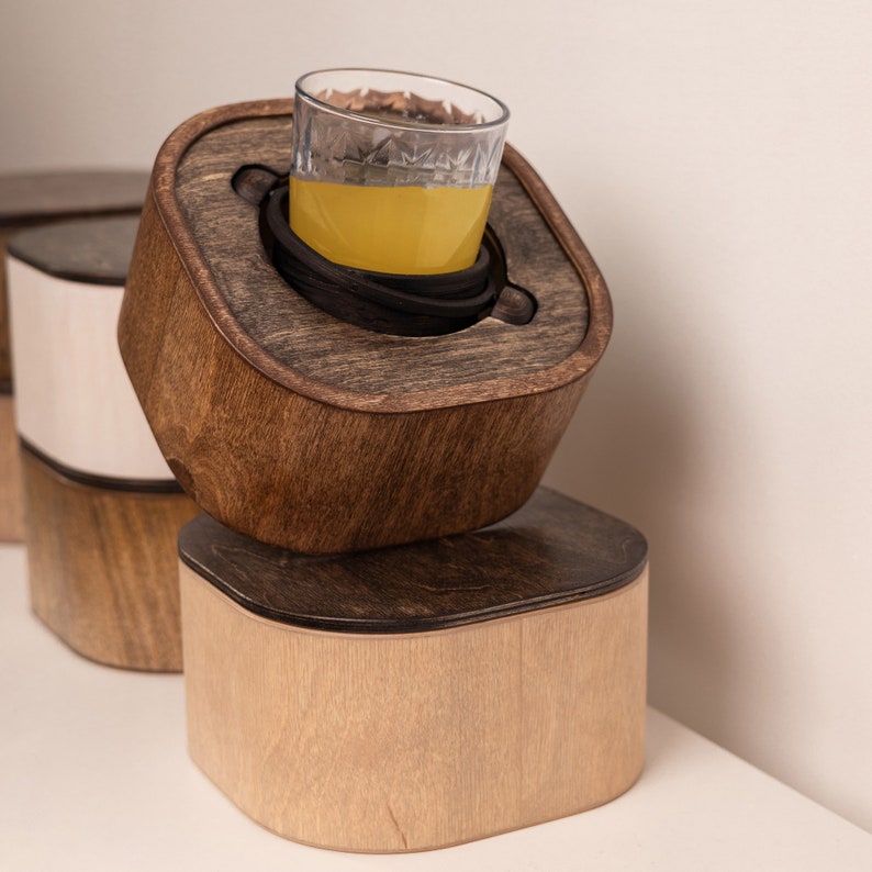 Lovesac Couch Cup Holder, Minimalist Wooden Drink Holder, Useful Gifts ...