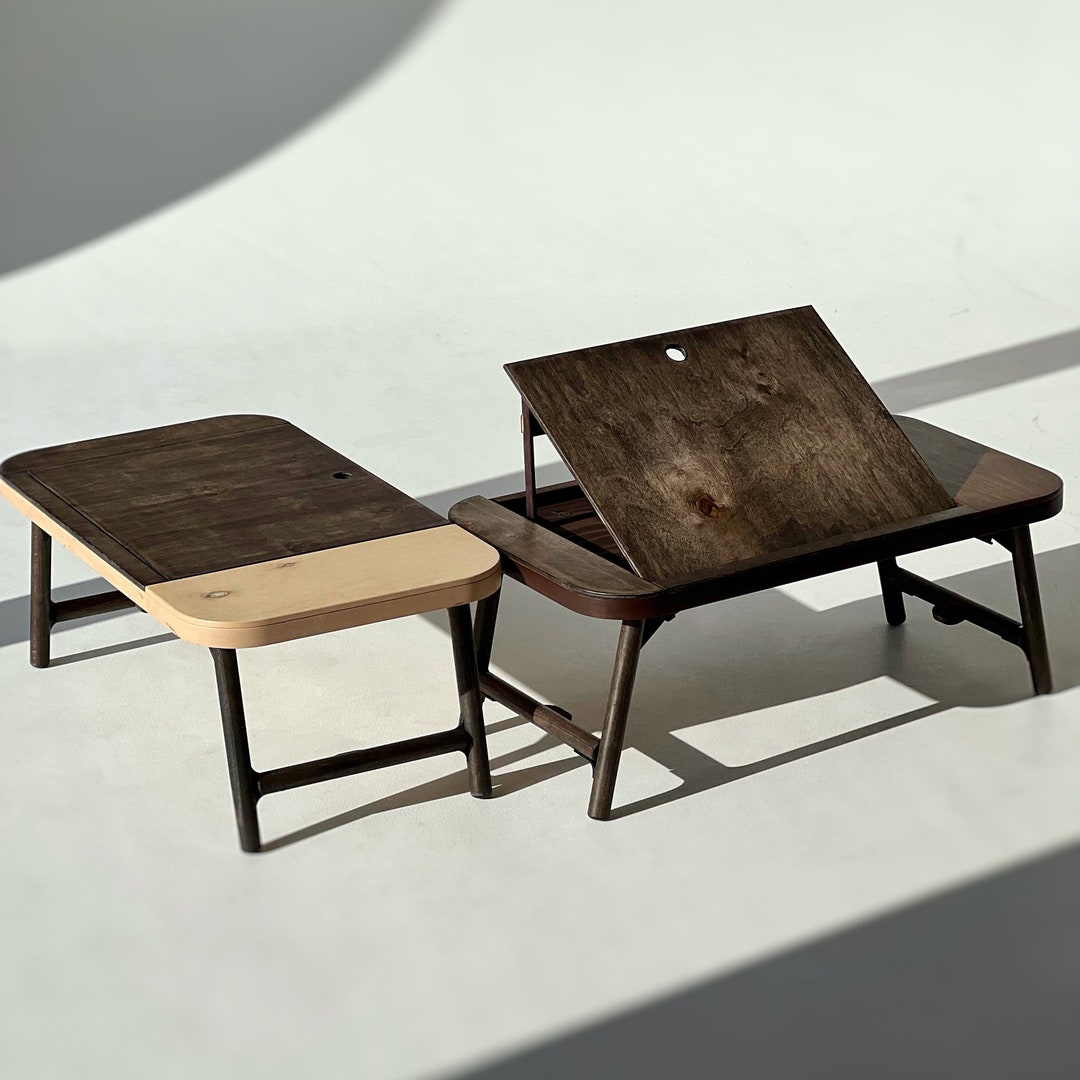 Wood Lap Desk Table for MacBook Wood Portable Table for - Etsy