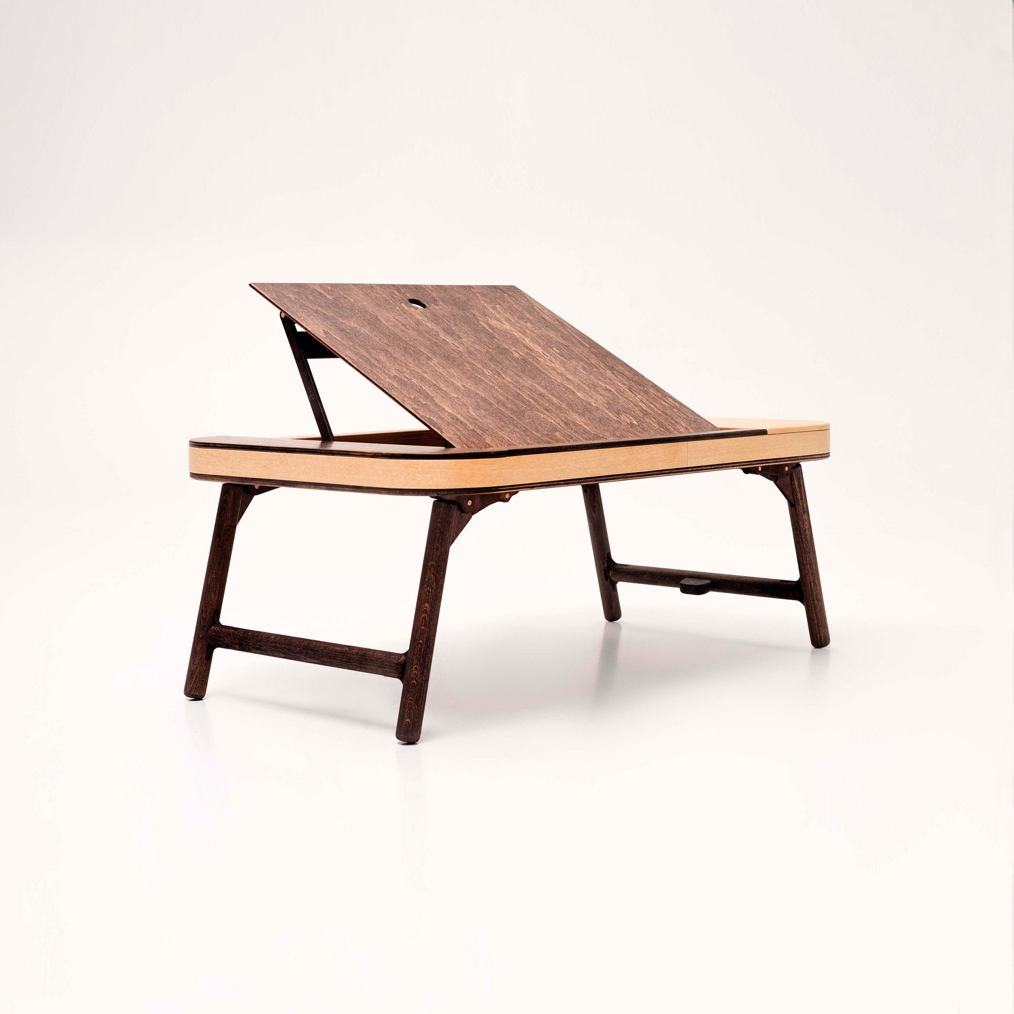 Wooden Laptop Table, Laptop Bed Tray, MacBook Stand, Lap Desk, Father's ...