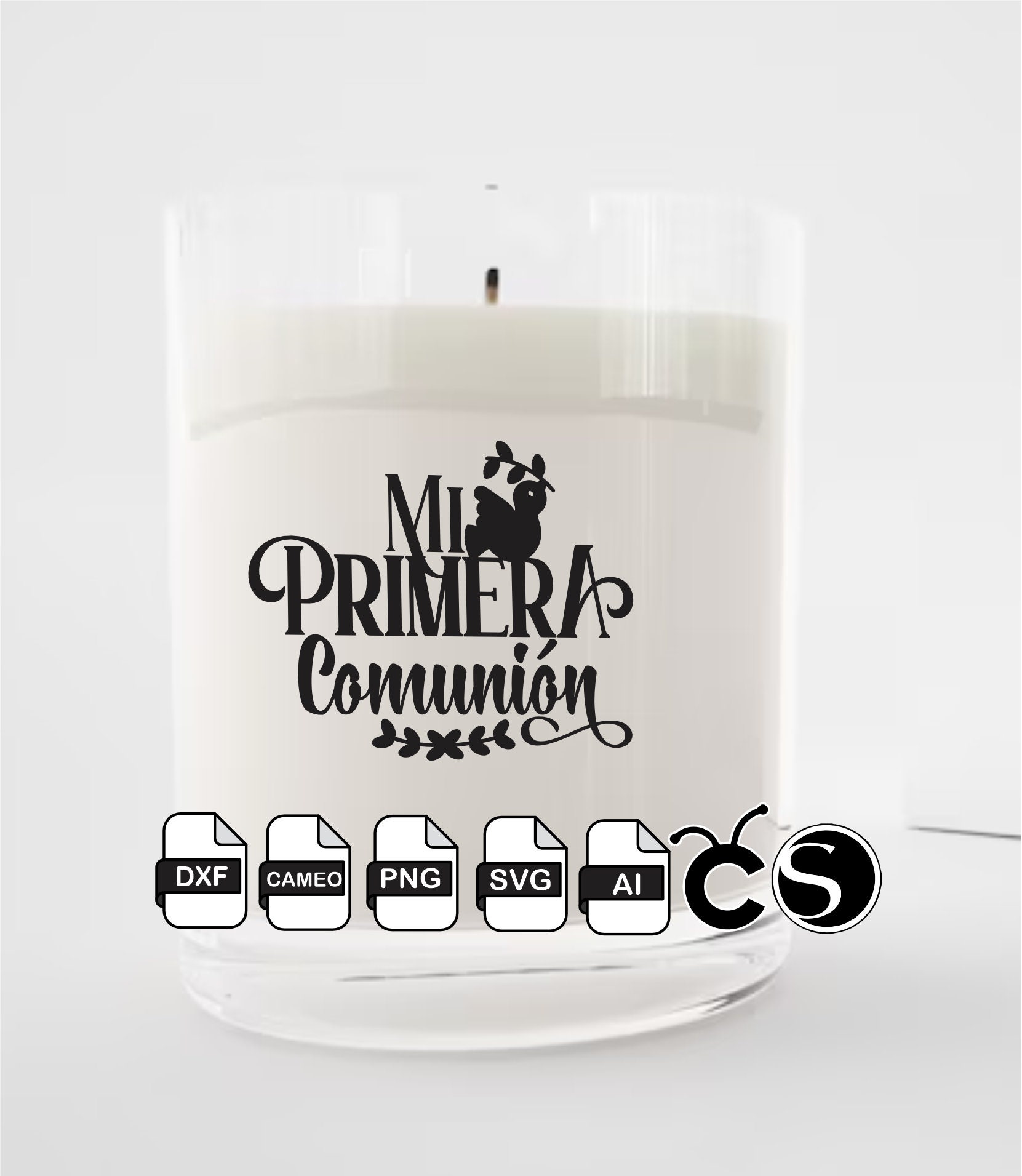Primera comunion svg png dxf silhouette cameo AI first communion ...
