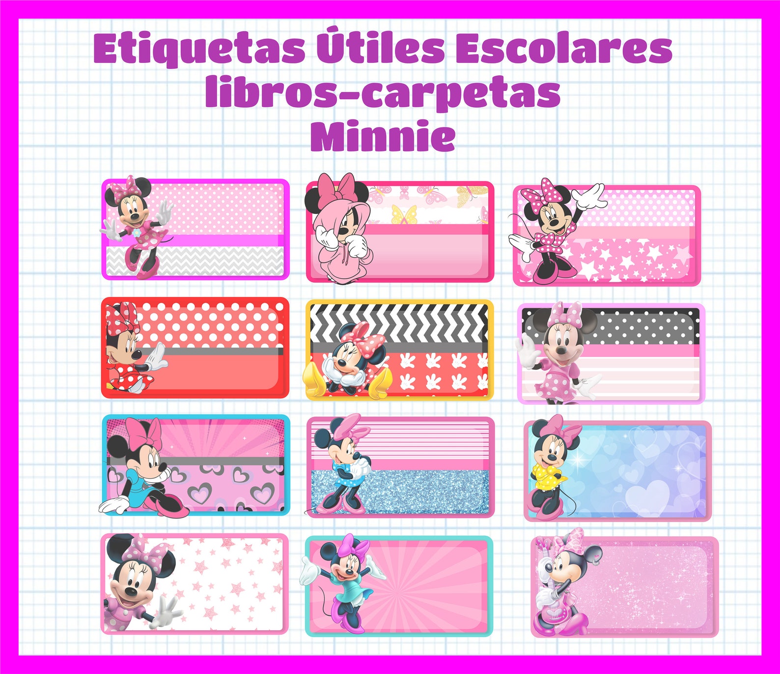 Etiquetas para utiles escolares png Schuletiketten 학교 라벨 school labels ...