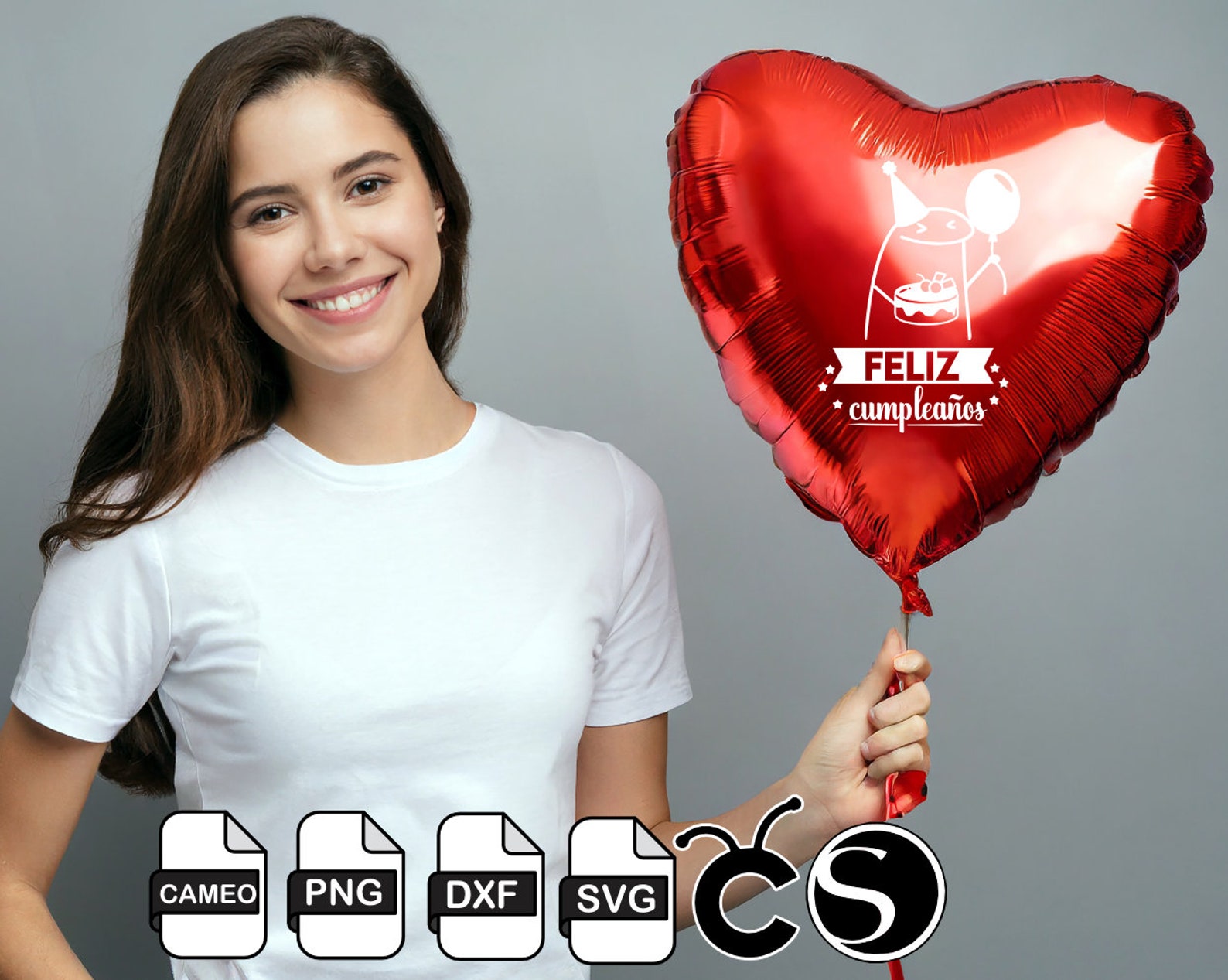 Flork cumpleaños svg flork deformitos cumple svg png dxf silhouette ...